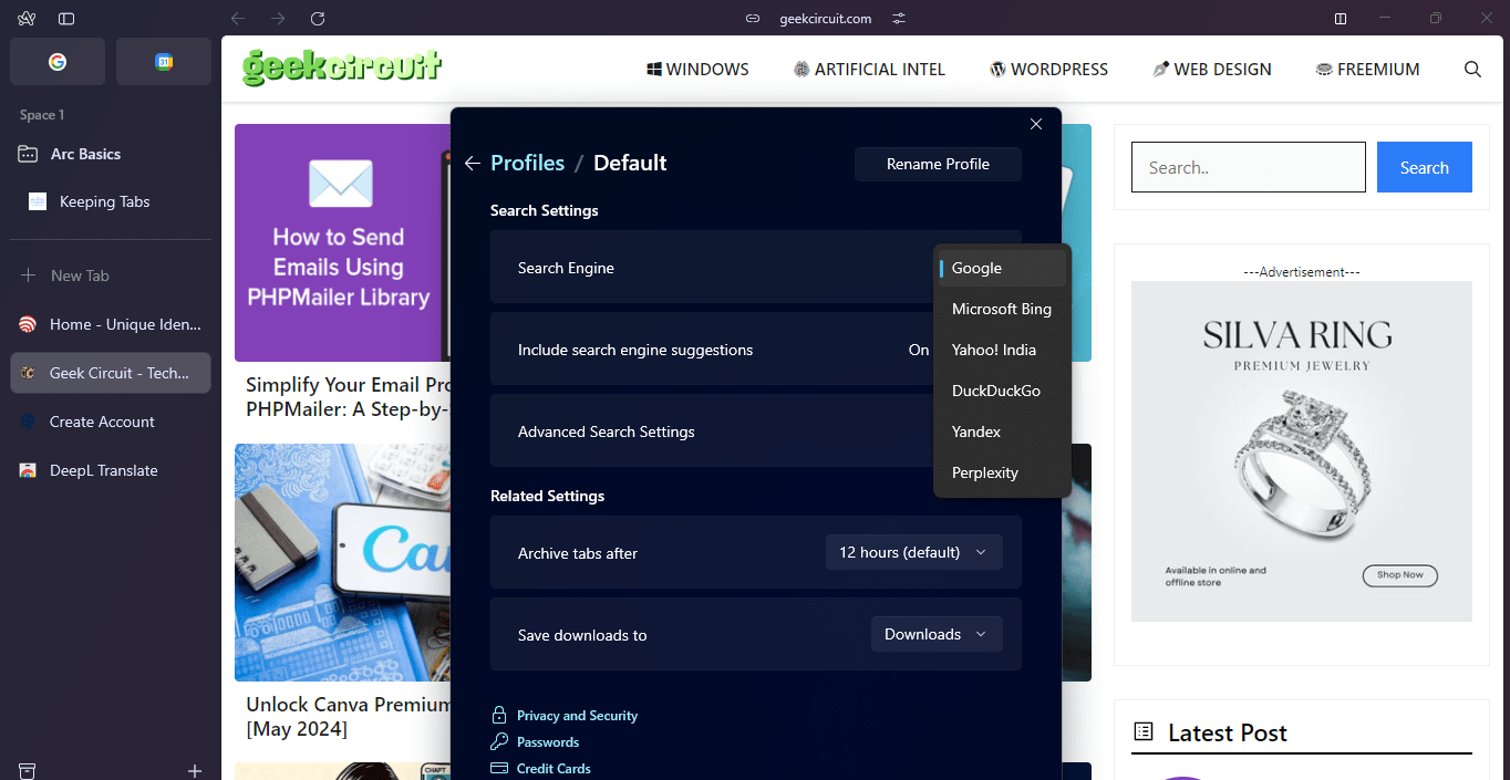 Setting Up The Arc Browser: Step-by-Step Guide For 2024 - Geek Circuit